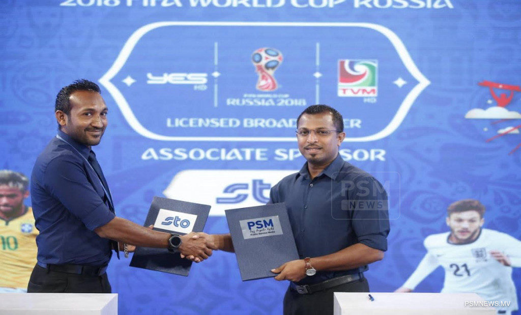 STO signs as a partner of PSM FIFA World Cup coverage | Corporate Maldives