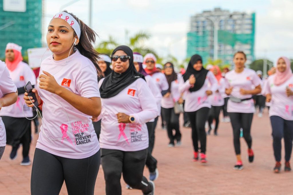 Pink Ribbon Run-Walk run concludes successfully | Corporate Maldives