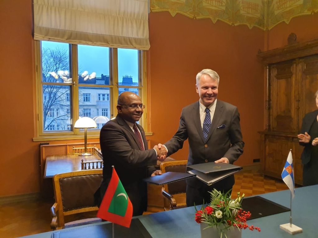 Maldives signs an Air Services Agreement with Finland | Corporate Maldives