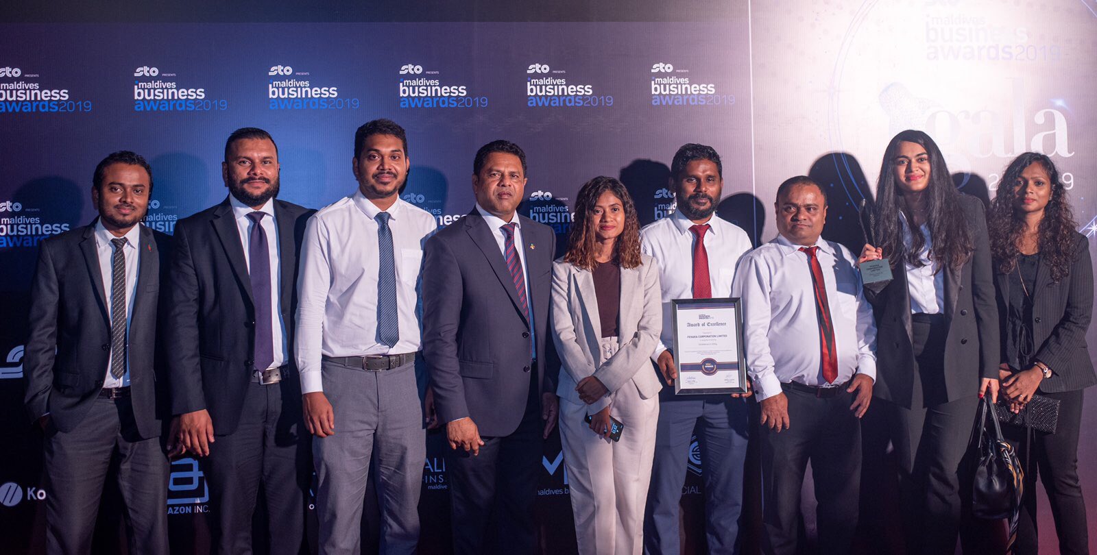 Fenaka Corporation wins Excellence in Utility award | Corporate Maldives