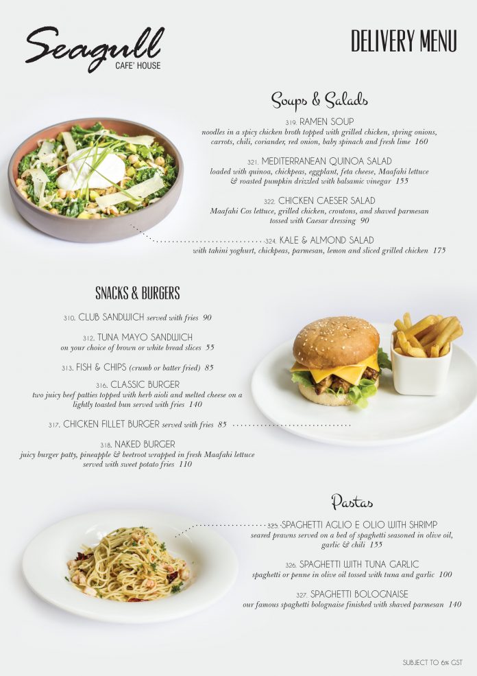 Seagull Cafe Introduces Delivery Services | Corporate Maldives