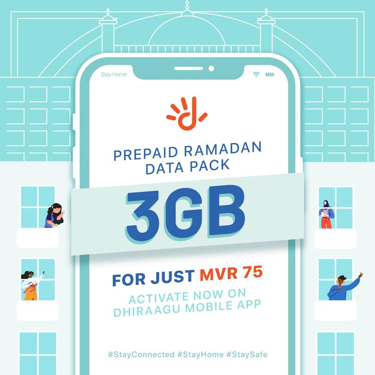 Dhiraagu Introduces Special Prepaid Data Value Pack | Corporate Maldives