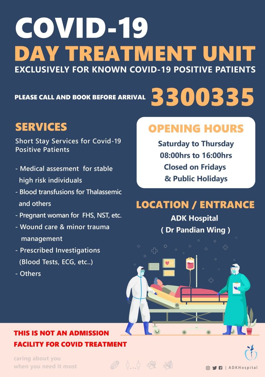ADK Hospital Announces Day Treatment Unit for COVID-19 Positive ...